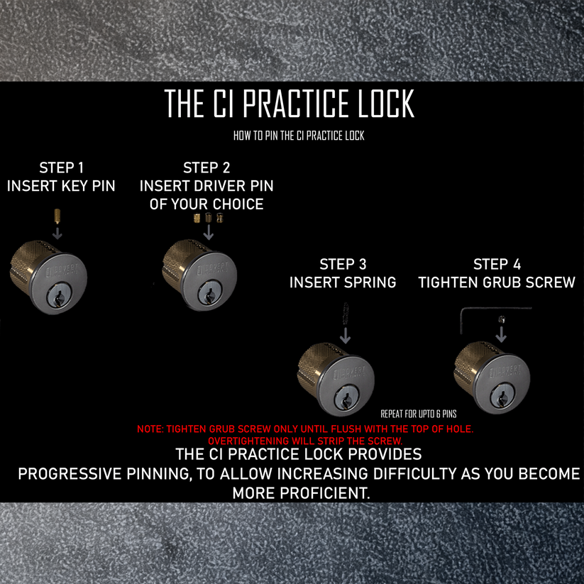 CI Practice Lock - Repinnable Training Cylinder | Covert Instruments ...
