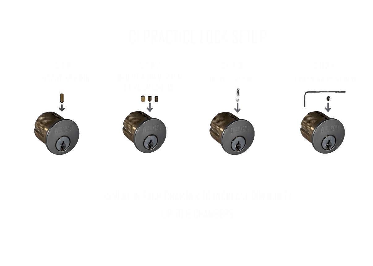 CI Practice Lock - Lock Pick Training Gear – Covert Instruments