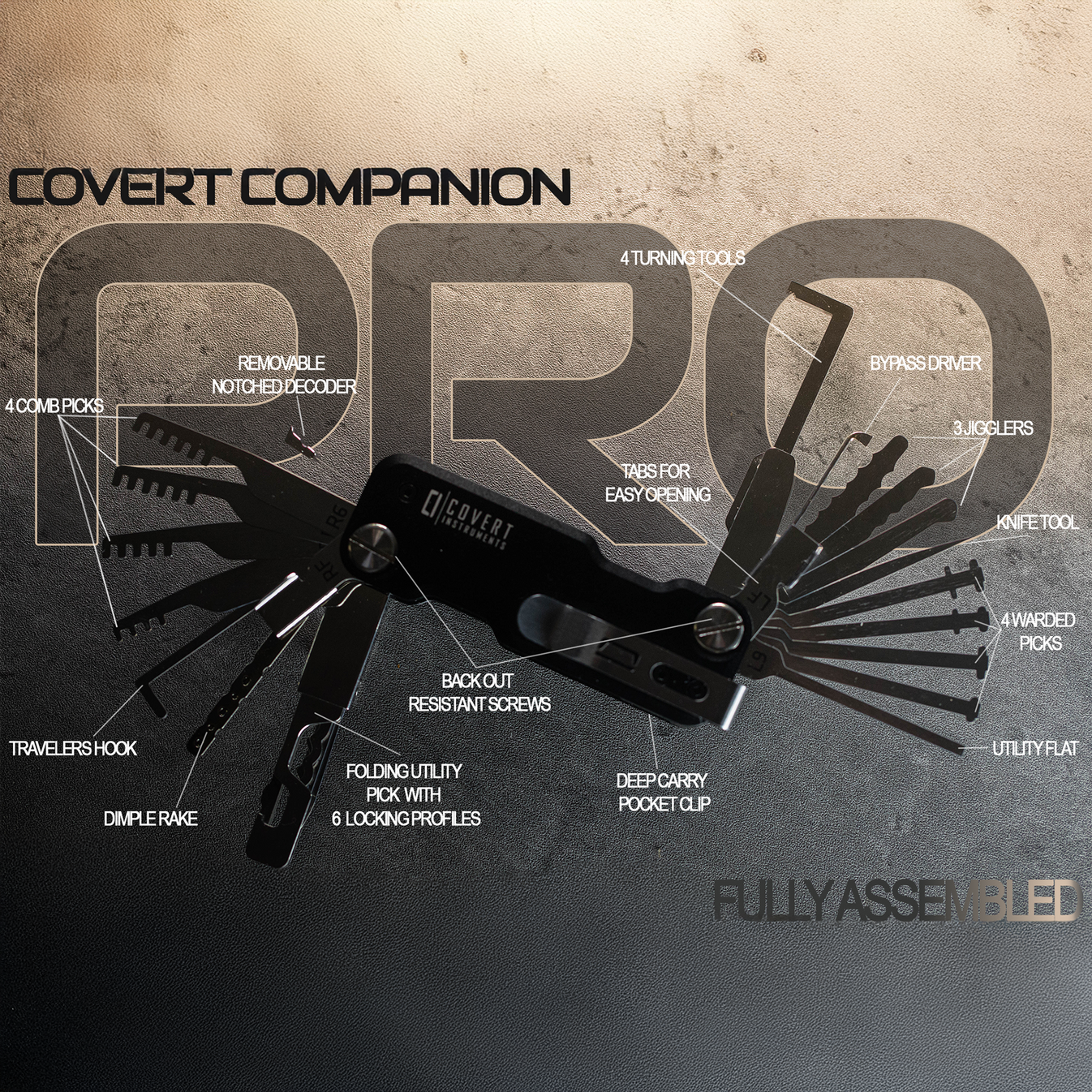 Covert Companion™ Pro - Locksmith Tool Accessories – Covert Instruments