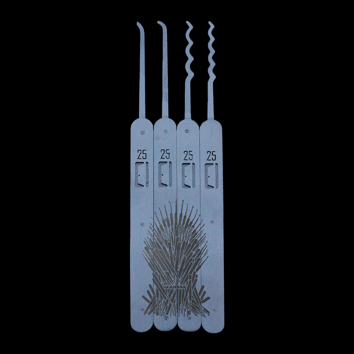 Engraved Genesis Pick Set: Pick Throne – Covert Instruments