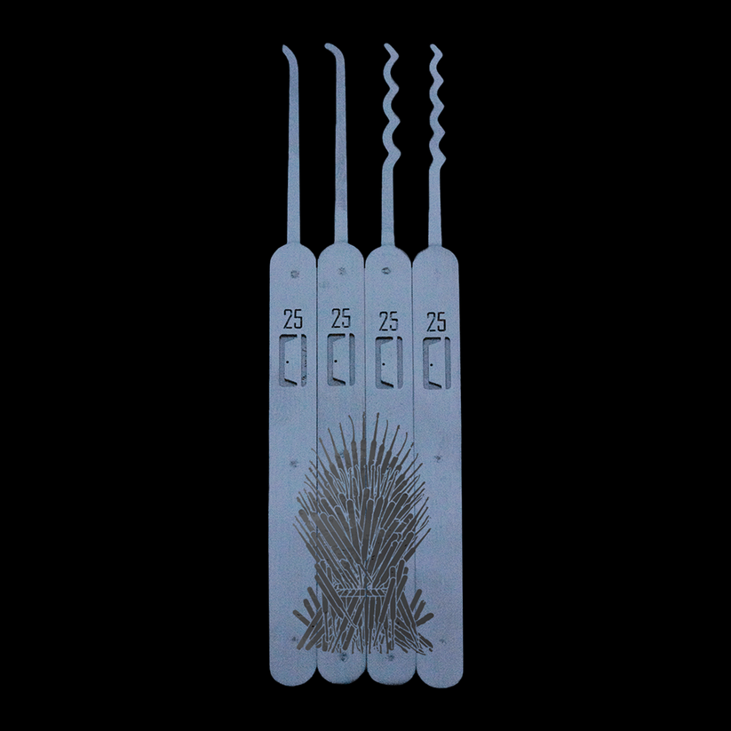 Engraved Genesis Pick Set: Pick Throne – Covert Instruments
