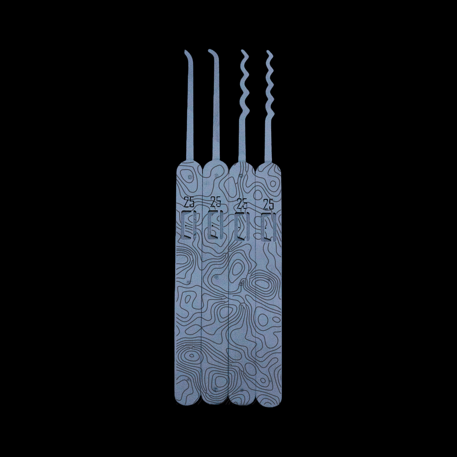 Engraved Genesis Pick Set: Topo – Covert Instruments