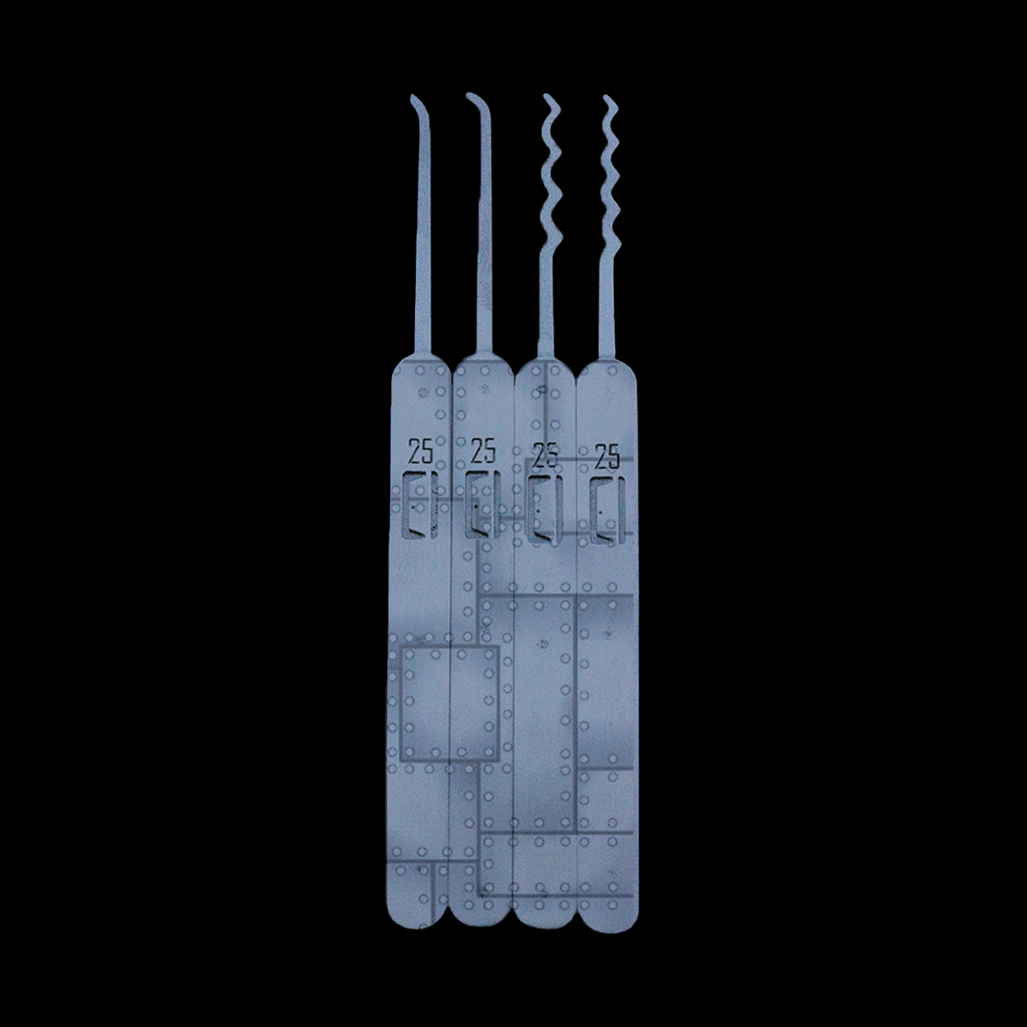 Engraved Genesis Pick Set: Riveted – Covert Instruments