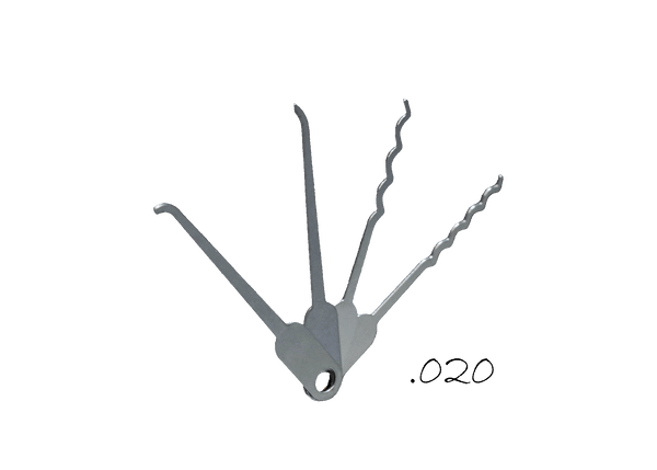 SSF™ Genesis Picks .020” - Locksmith Tool Accessories – Covert Instruments
